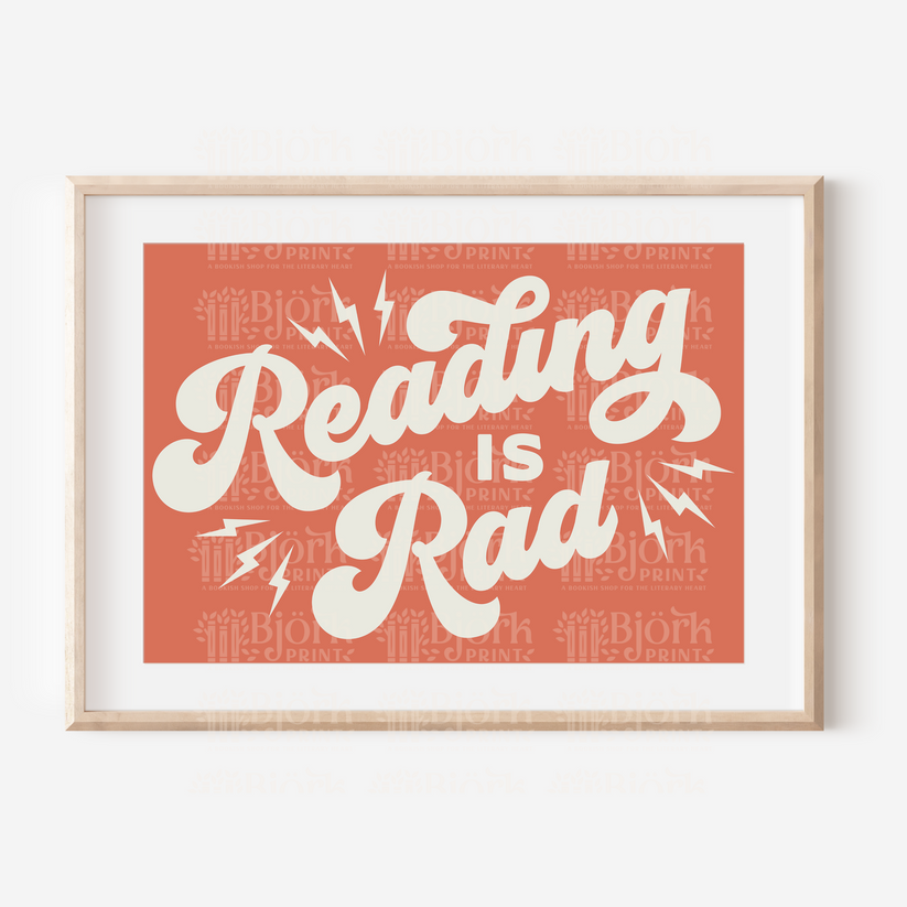 Reading is Rad Digital Download – Bjork Print