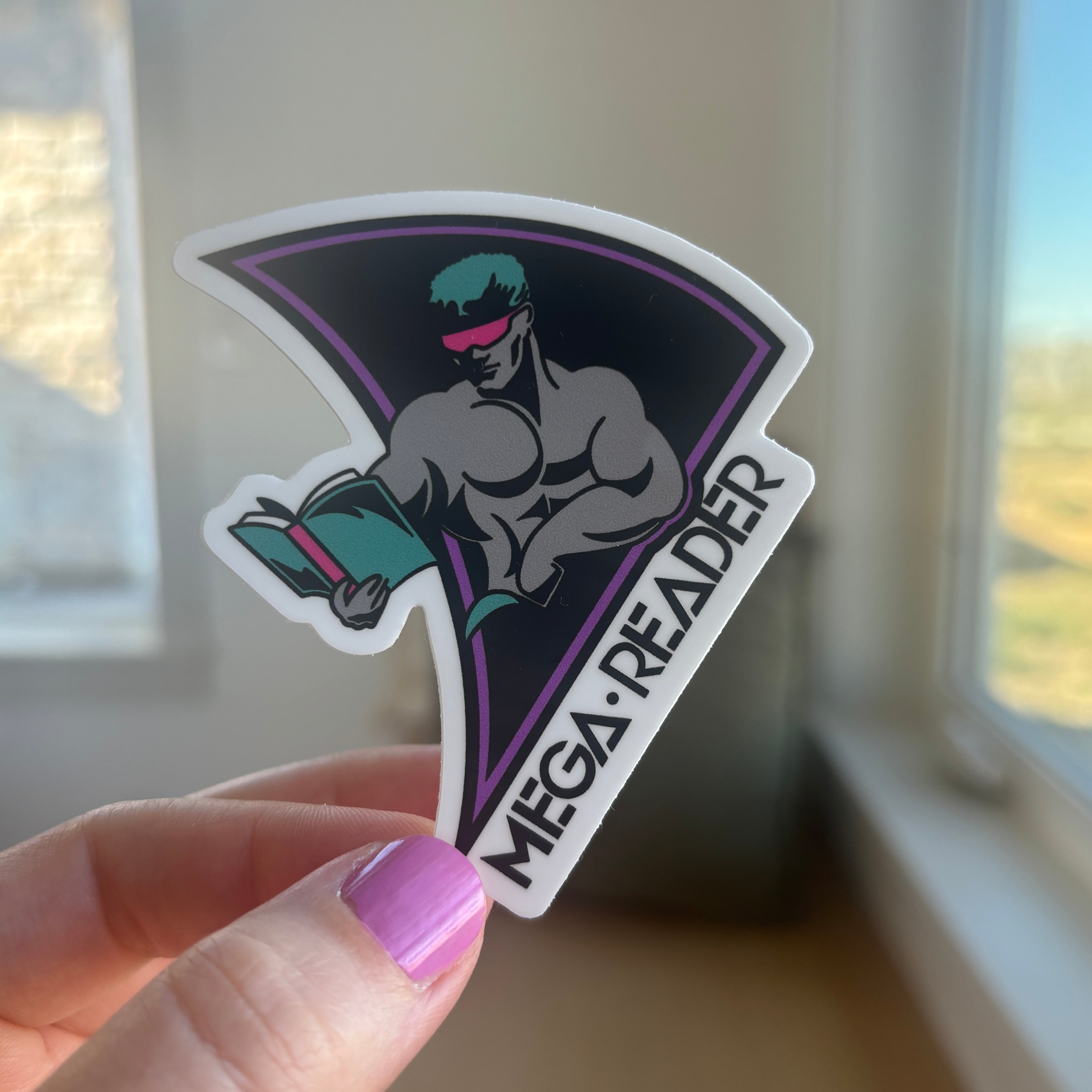 Mega Reader Sticker – Bjork Print